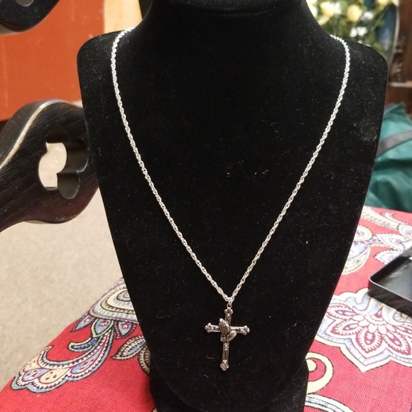 Jewelry | Praying Hands Cross Necklace | Poshmark